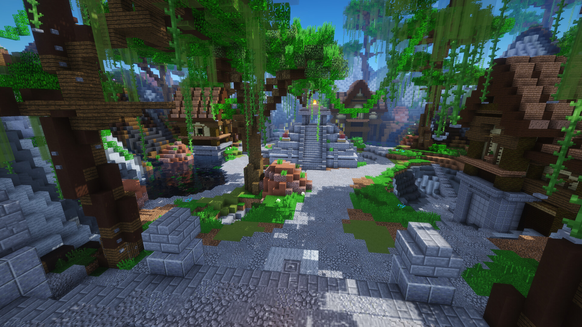 Jungle KitPvP arena Minecraft Map