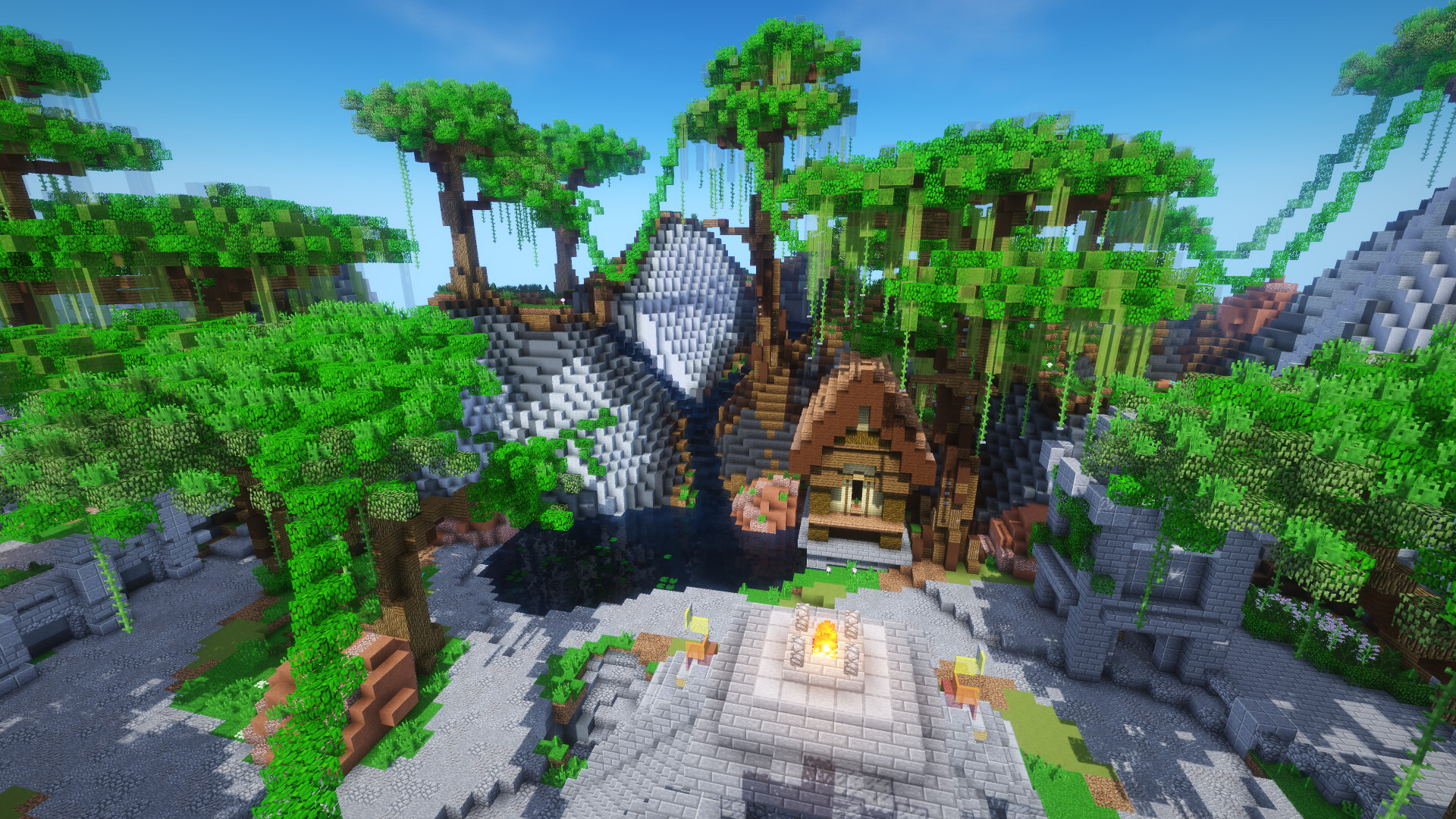 Jungle KitPvP arena Minecraft Map