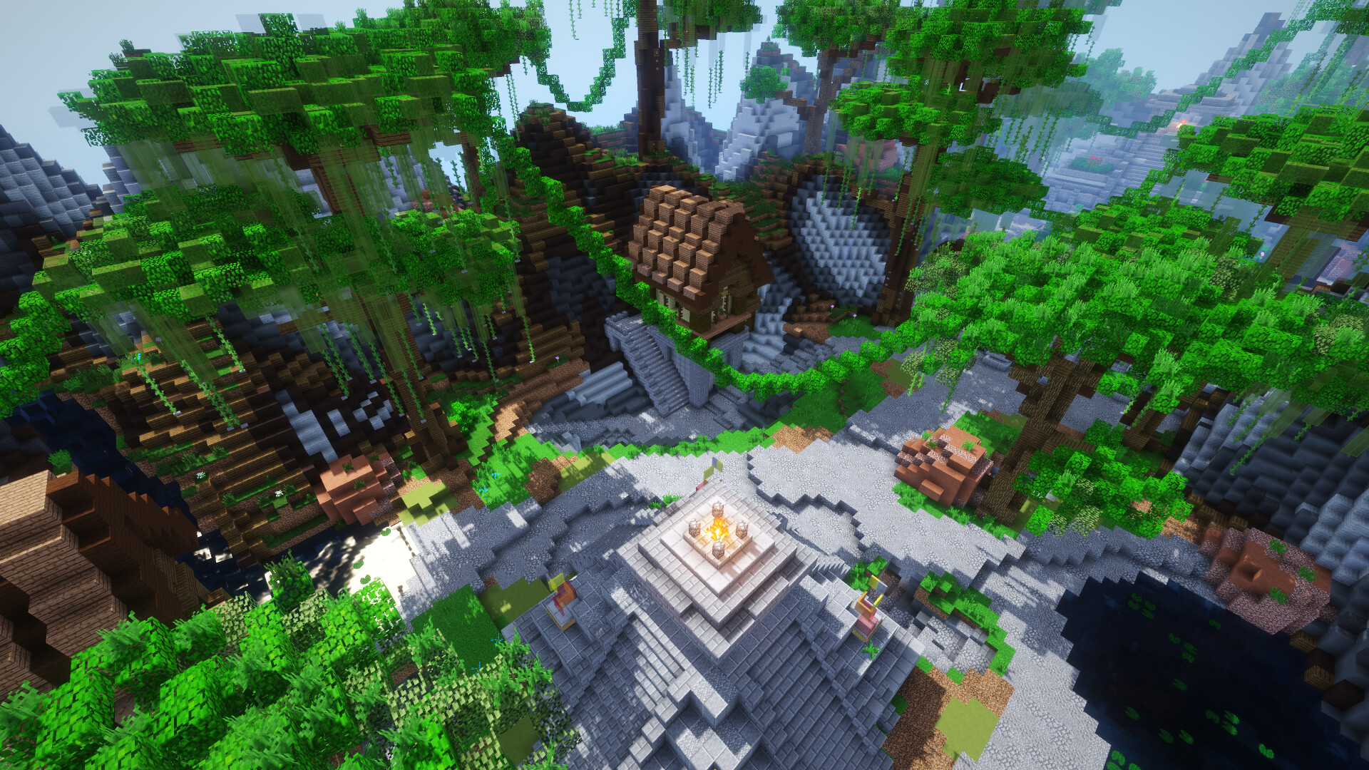 Jungle KitPvP arena Minecraft Map