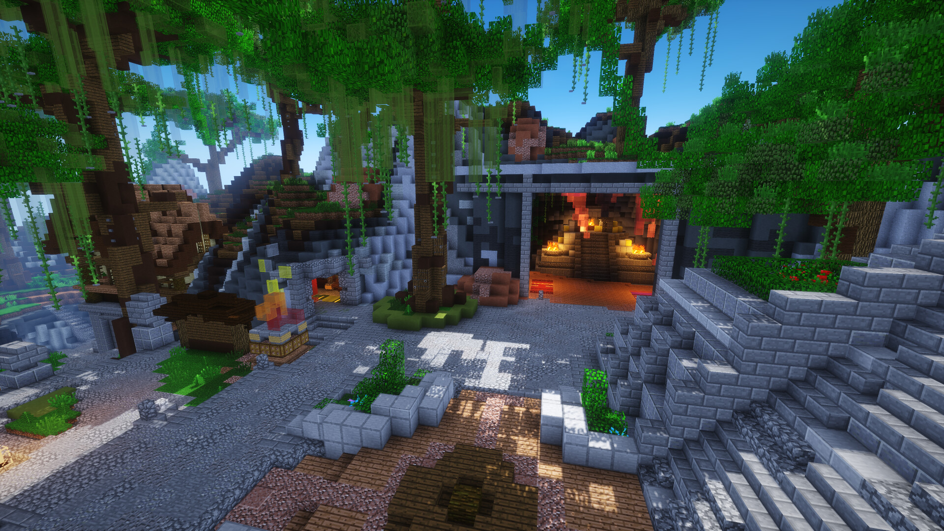 Jungle KitPvP arena Minecraft Map