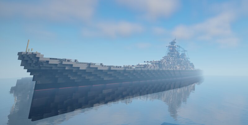 USS Iowa 1:1 - 1945 Minecraft Map