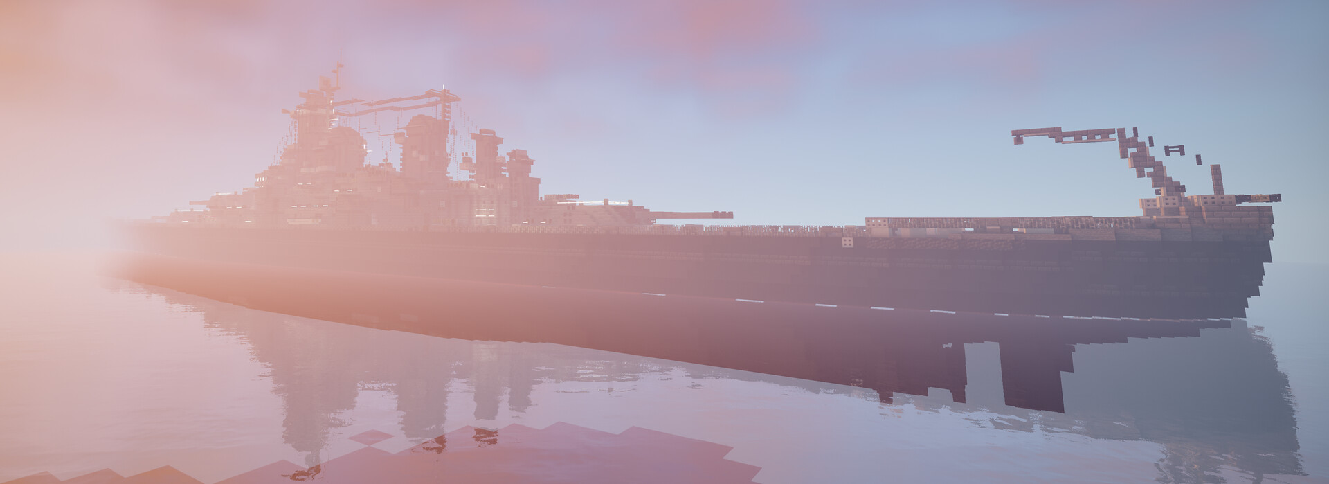 USS Iowa 1:1 - 1945 Minecraft Map