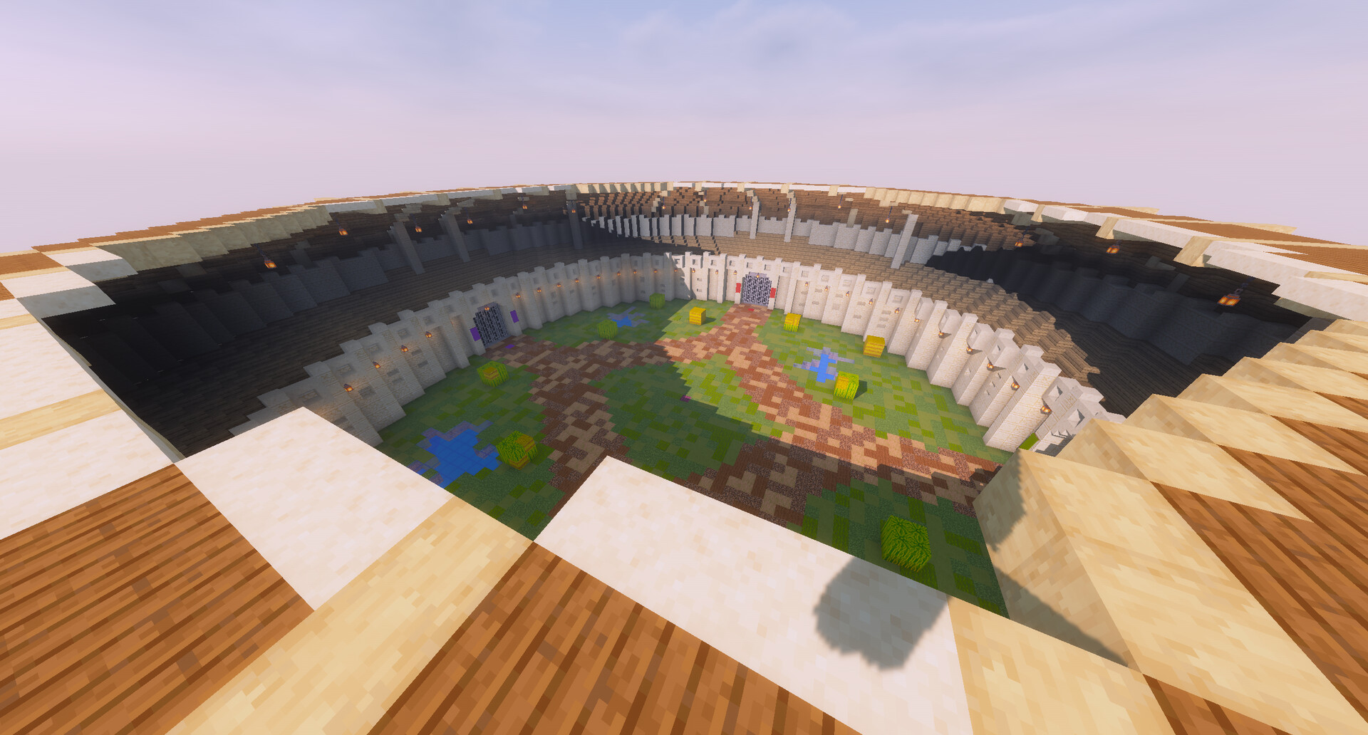 Minecraft | PvP arena up to 4 players! [ FREE DOWNLOAD ] Minecraft Map