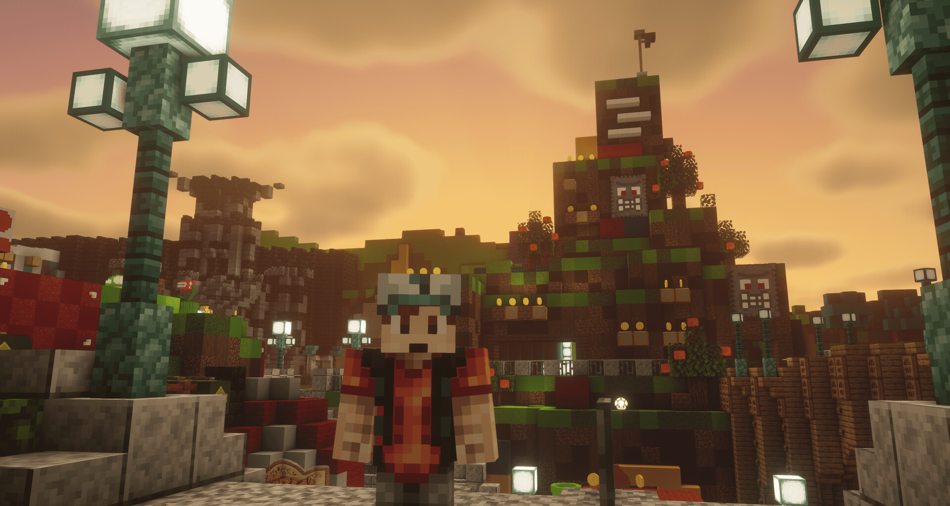 Super Nintendo World Japan | 1:1 Recreation Minecraft Map