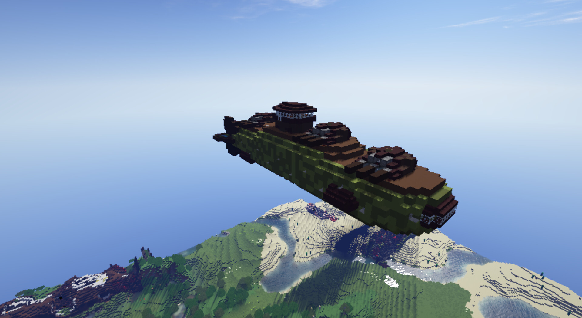[WCA] MK2 Light Battleship for Movecraft Minecraft Map