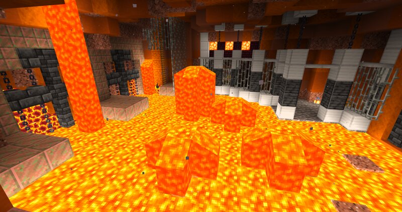 Flaming Fortress Dungeon Minecraft Map