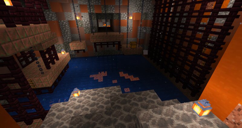 Flaming Fortress Dungeon Minecraft Map