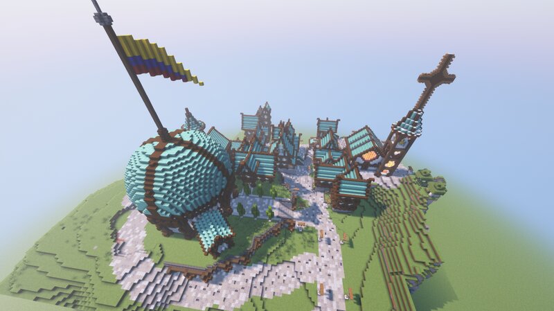 Aldea semi moderna GRATIS!!!!! Minecraft Map