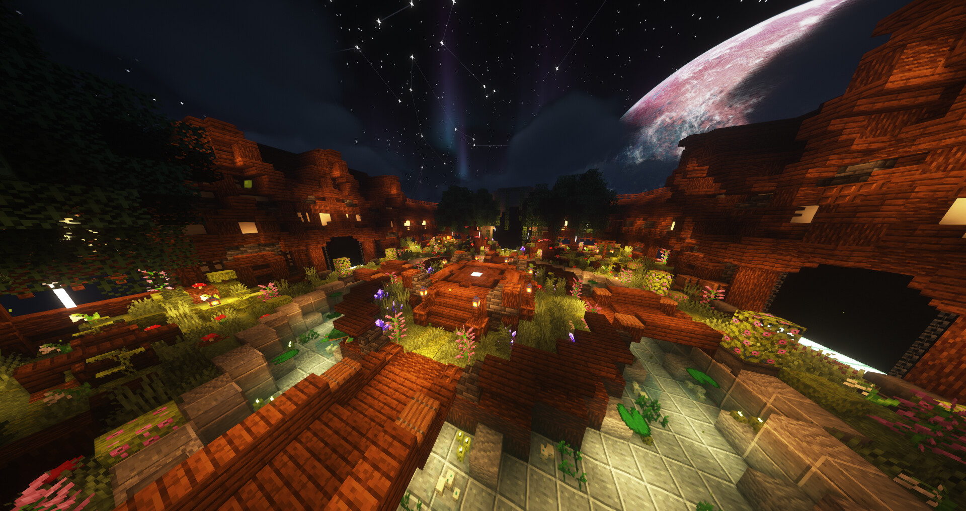 Lush Cave Server Hub Minecraft Map