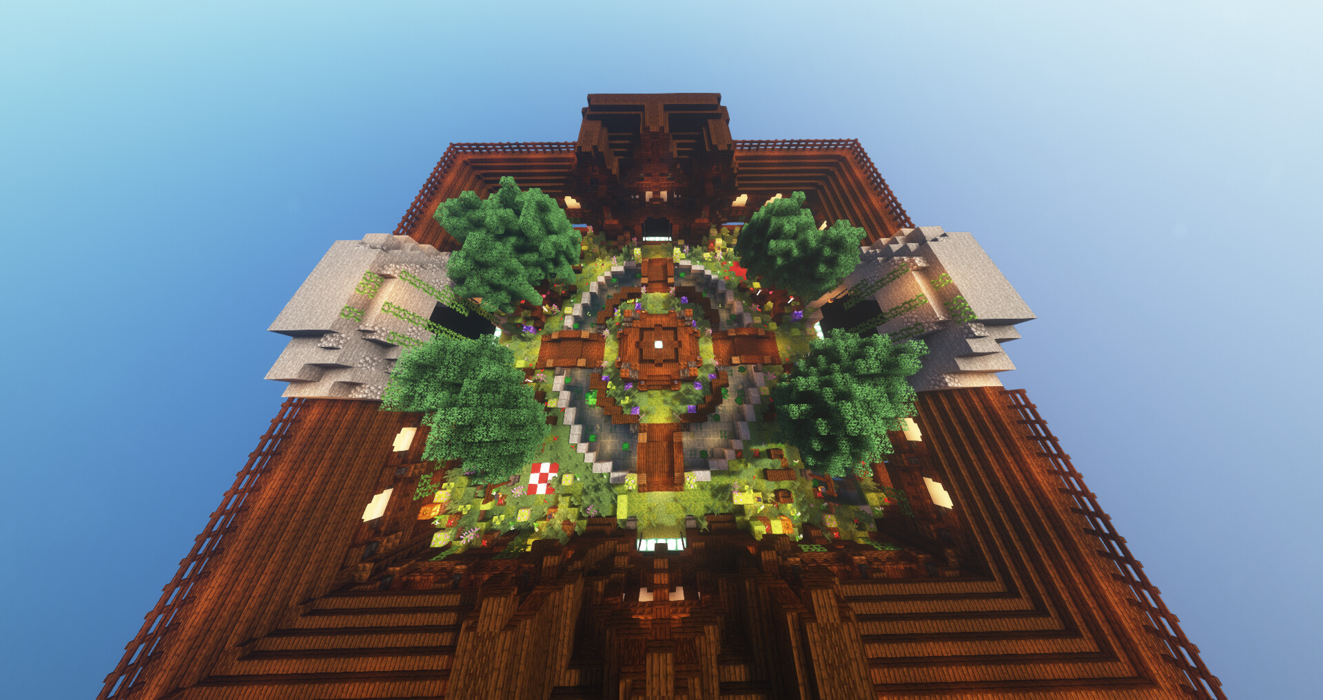 Lush Cave Server Hub Minecraft Map