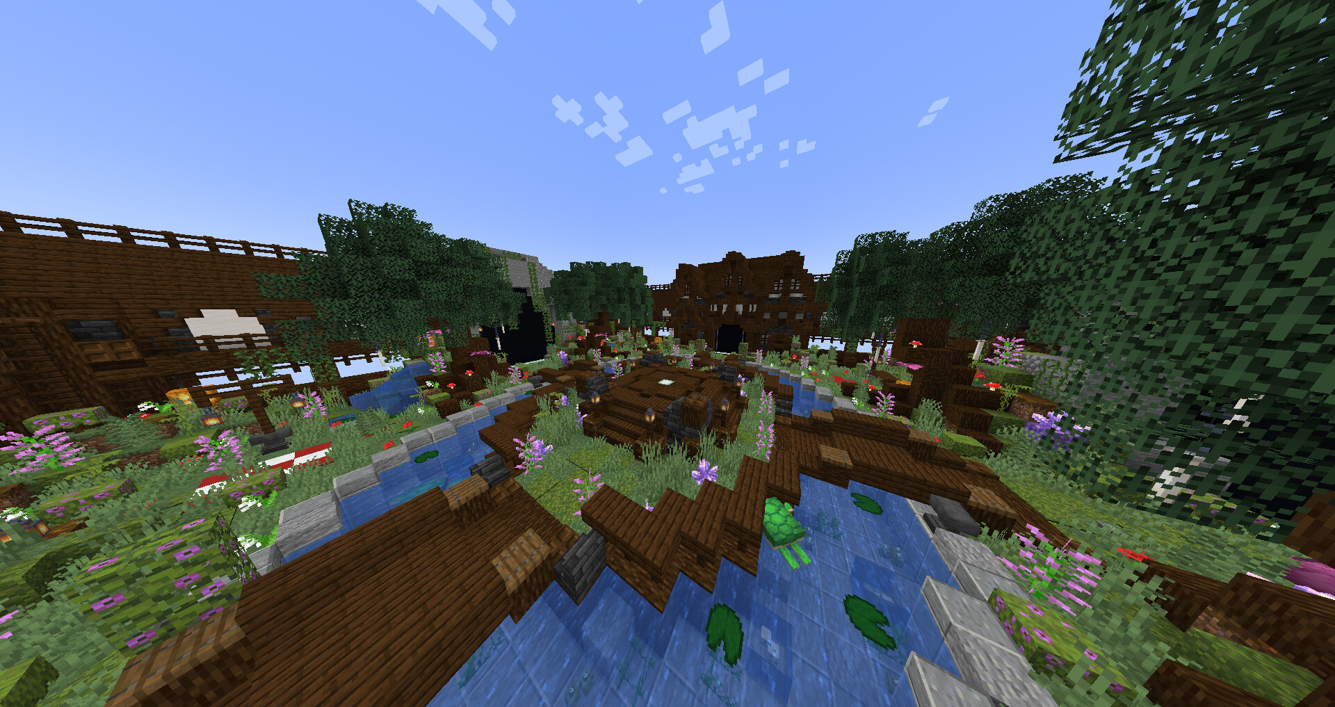 Lush Cave Server Hub Minecraft Map