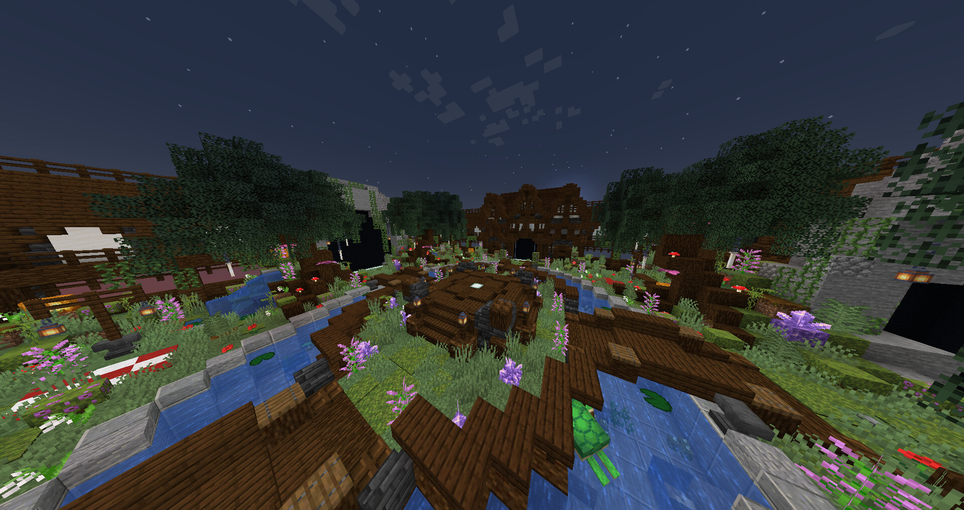 Lush Cave Server Hub Minecraft Map