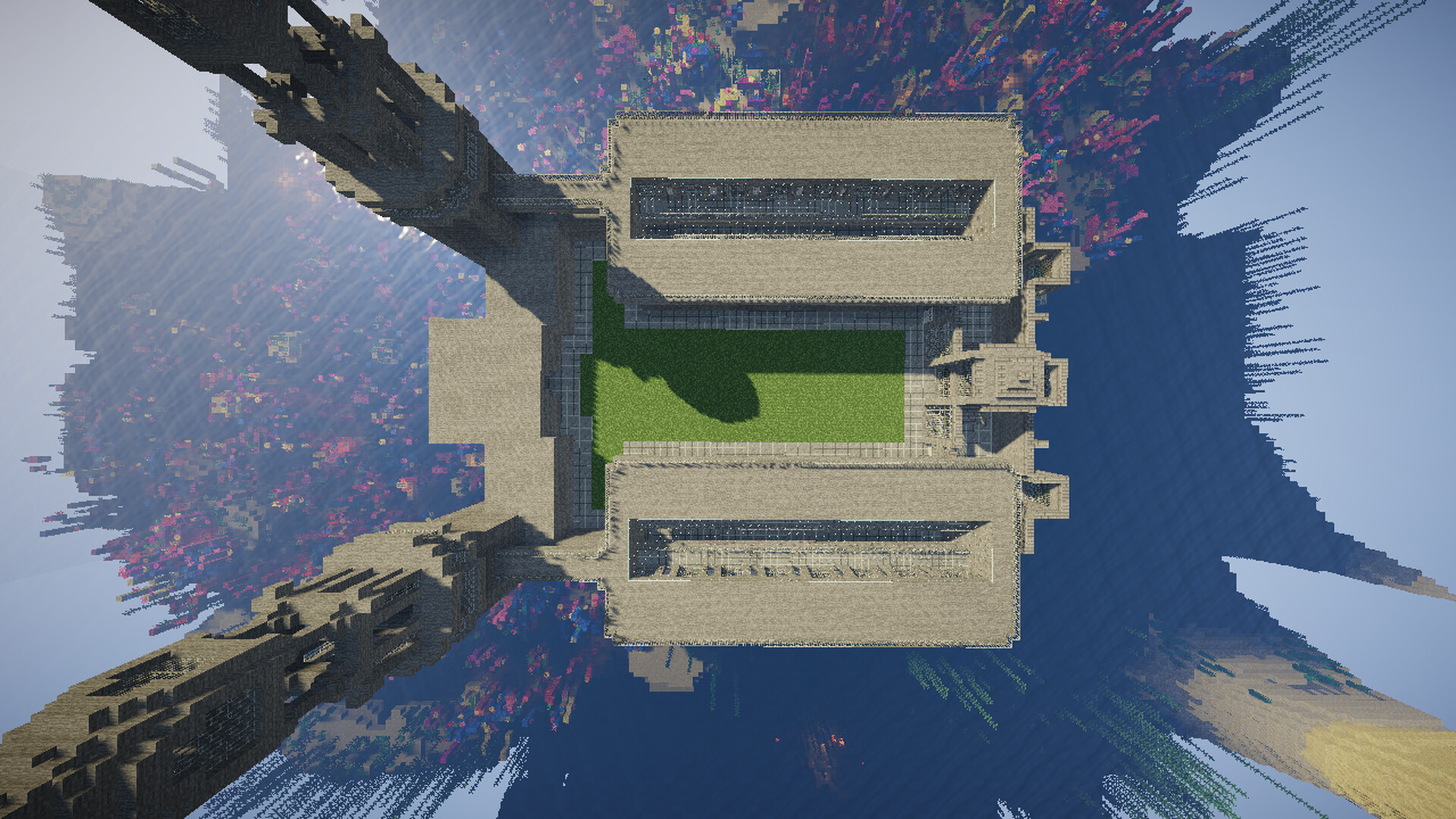Massive Prison In Water (No Decoration Yet) Minecraft Map