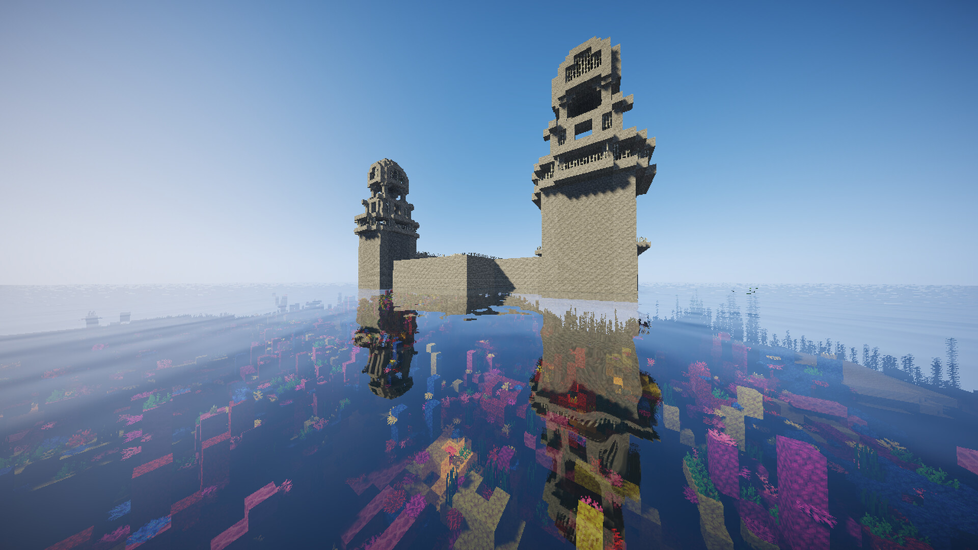 Massive Prison In Water (No Decoration Yet) Minecraft Map