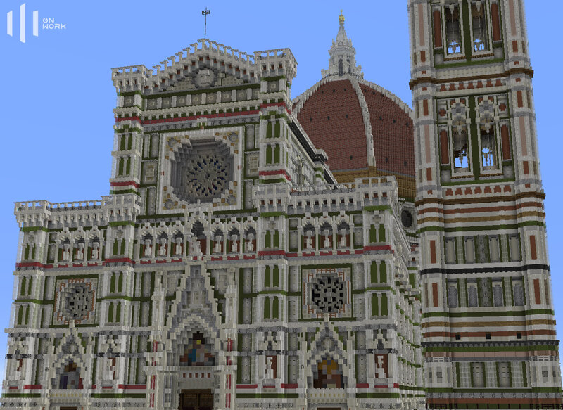 Florence Cathedral in Minecraft Minecraft Map