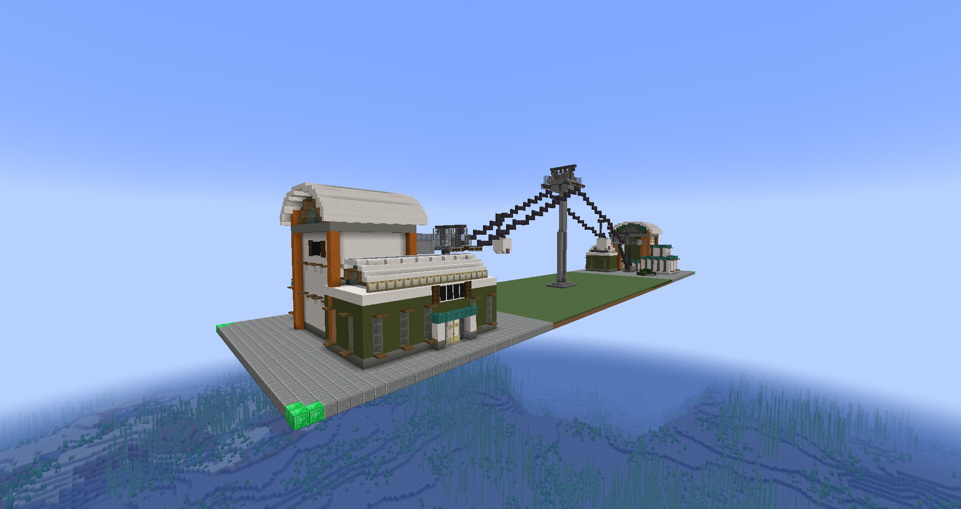 Tropico 6 Teleferic Station Minecraft Map