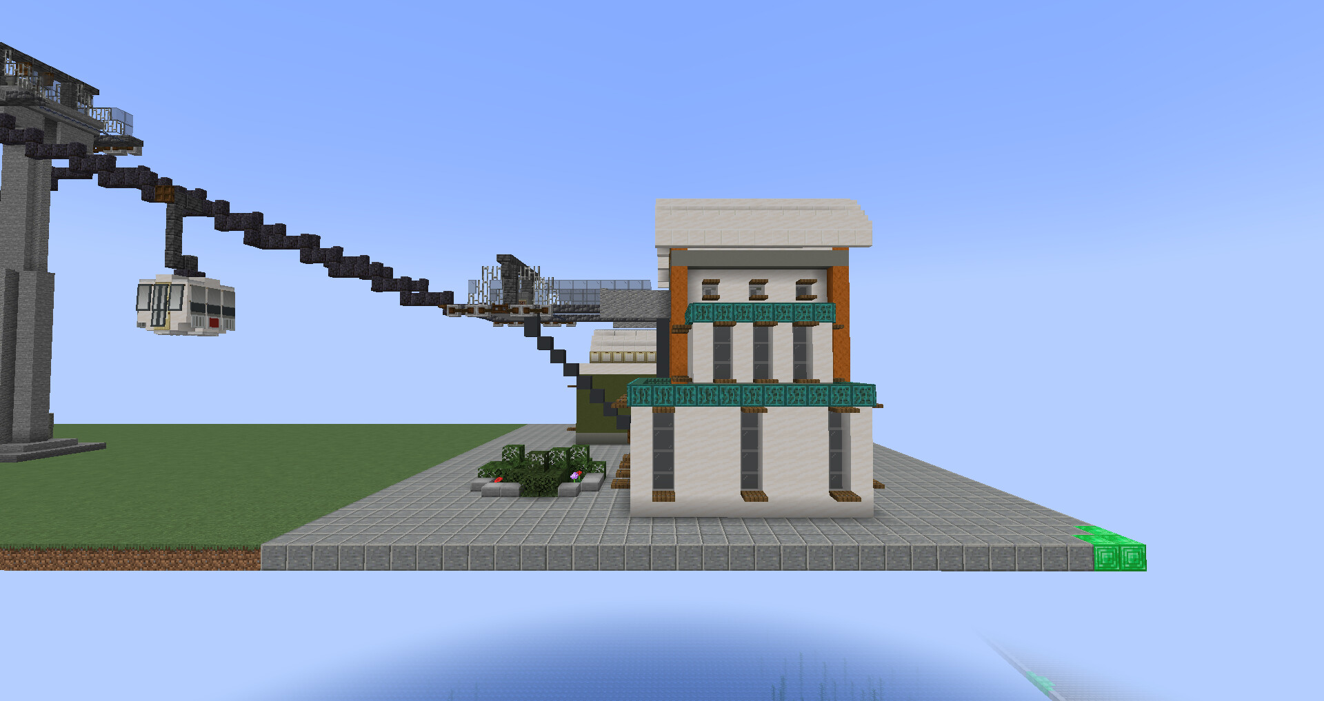 Tropico 6 Teleferic Station Minecraft Map