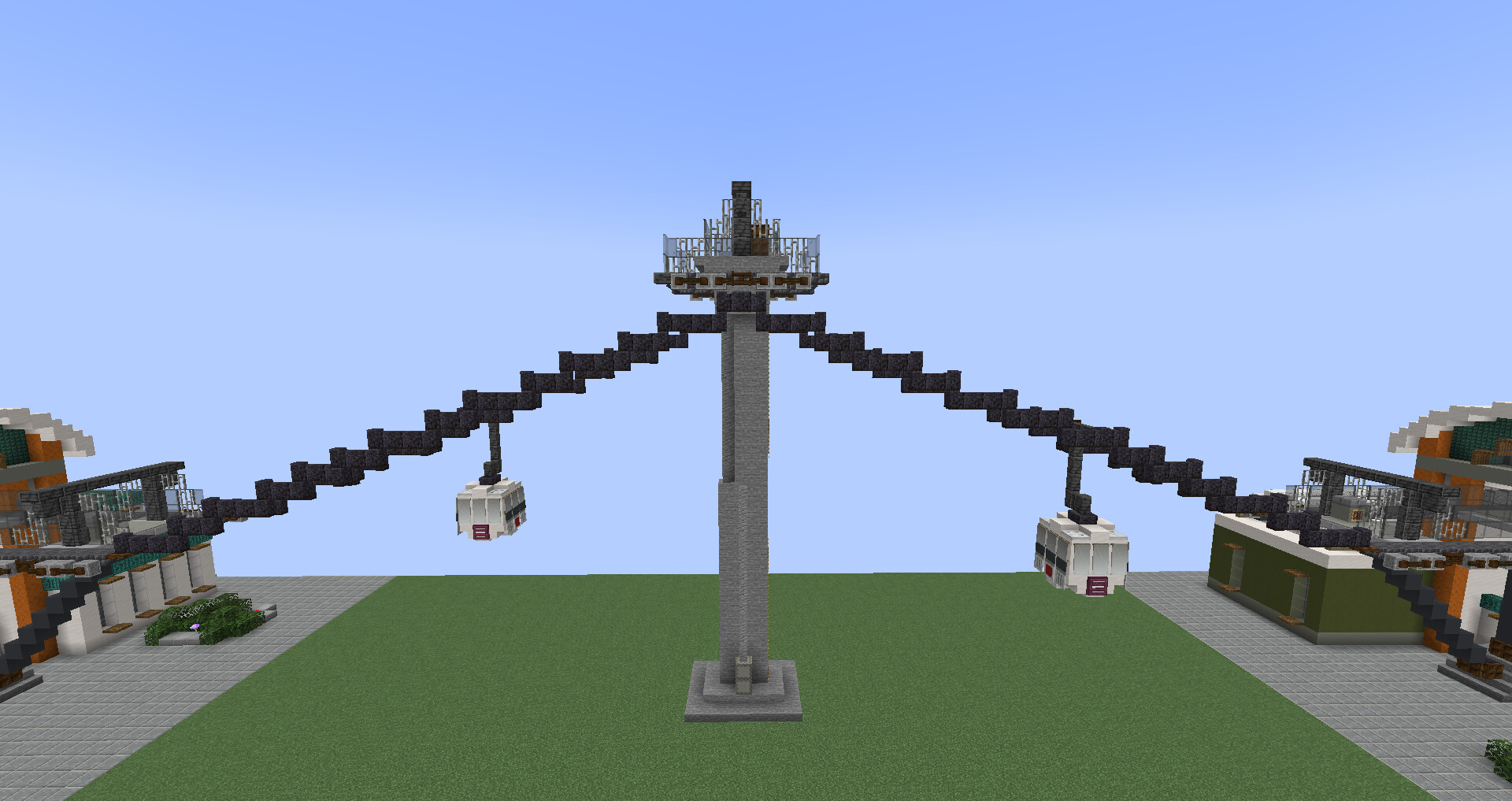 Tropico 6 Teleferic Station Minecraft Map