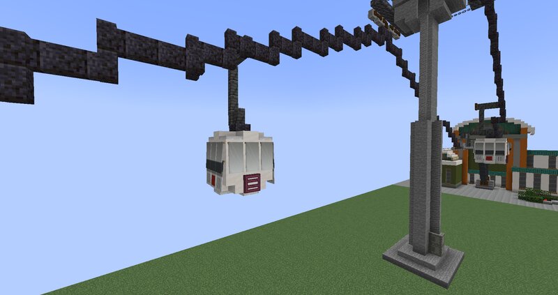 Tropico 6 Teleferic Station Minecraft Map