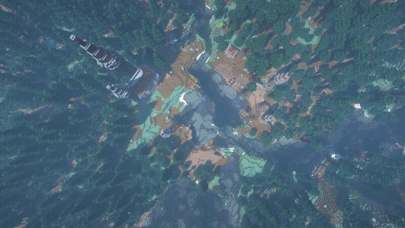 Spruce Village Minecraft Map