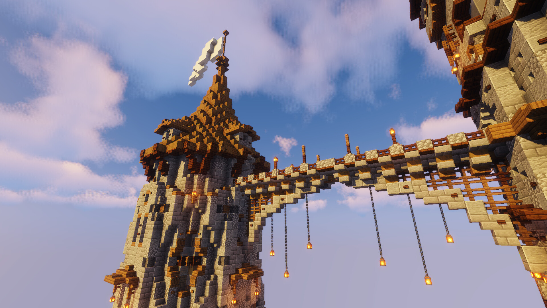 Huge medieval towers Minecraft Map