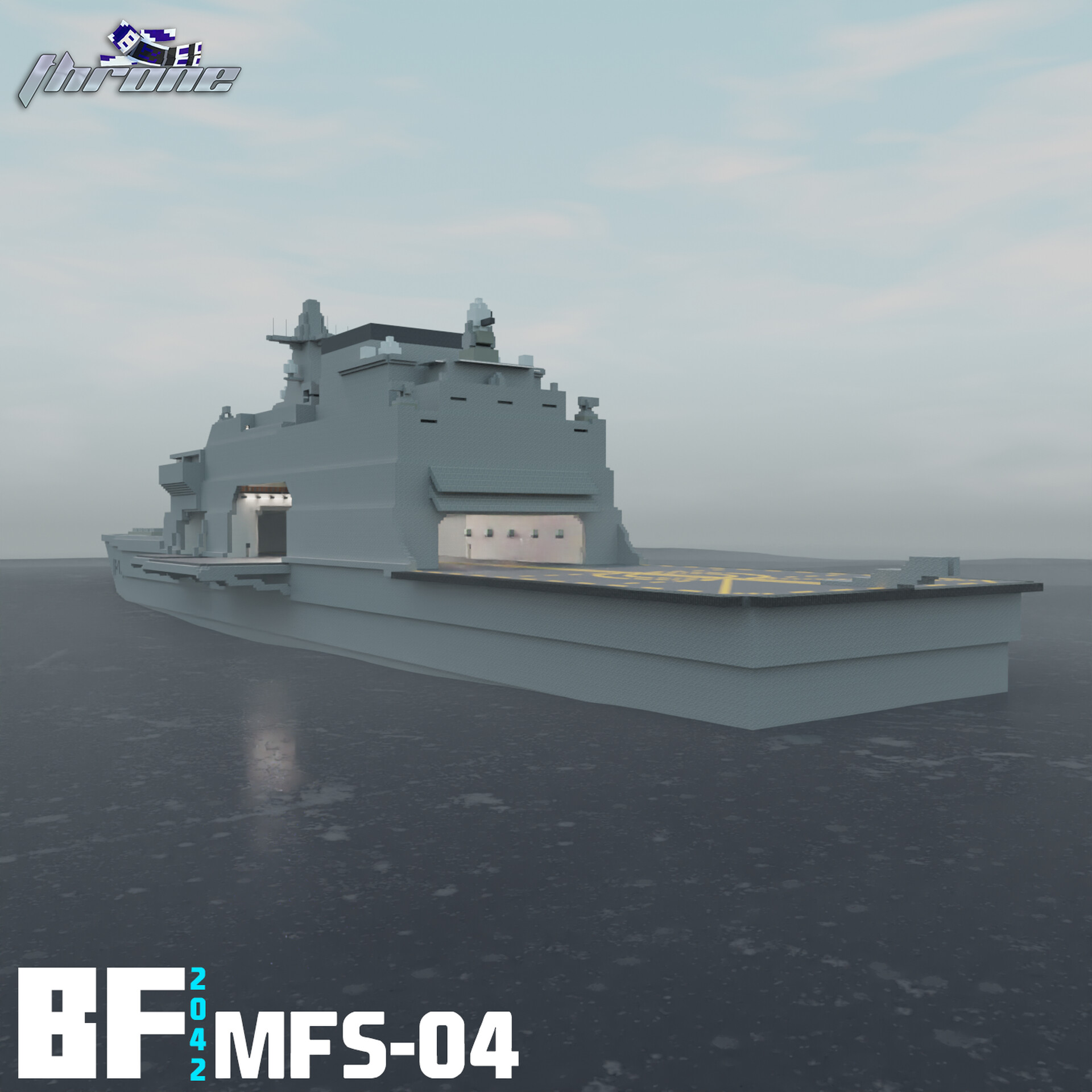 Battlefield 2042 MFS-04 Exodus Ship Boat World Download Minecraft Map
