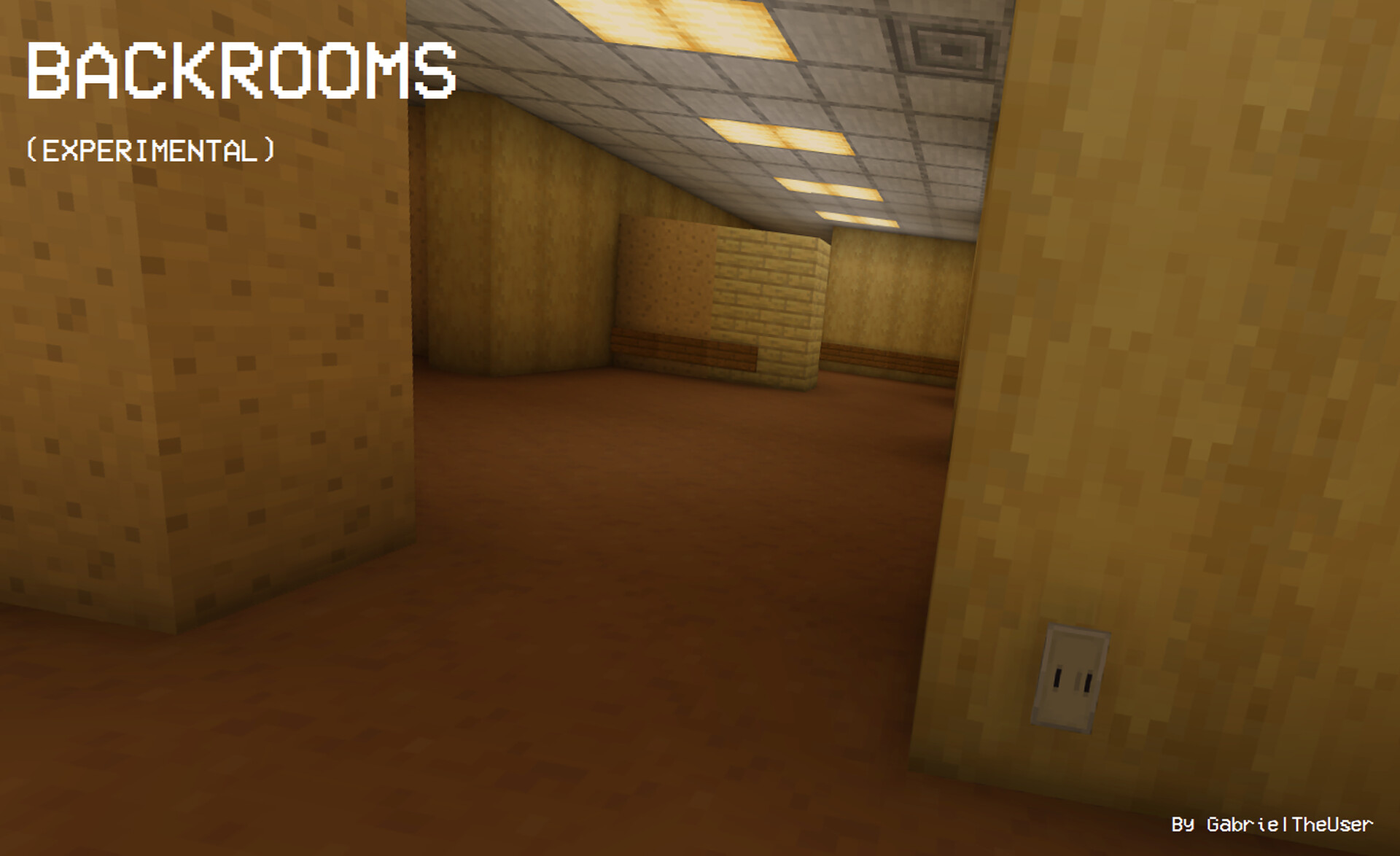 The Backrooms (EXPERIMENTAL) Minecraft Map