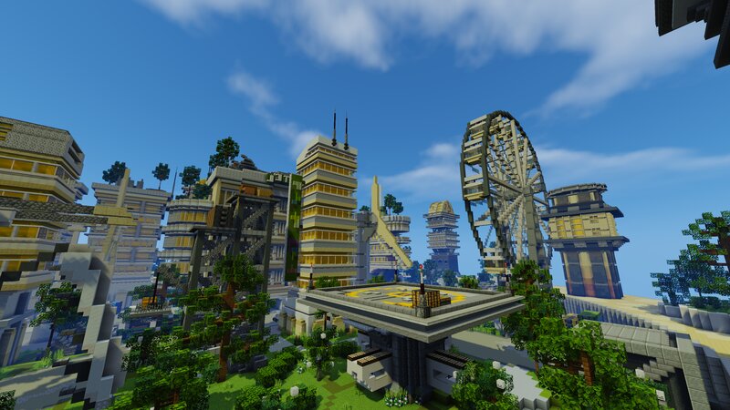 Modern City Warzone Minecraft Map