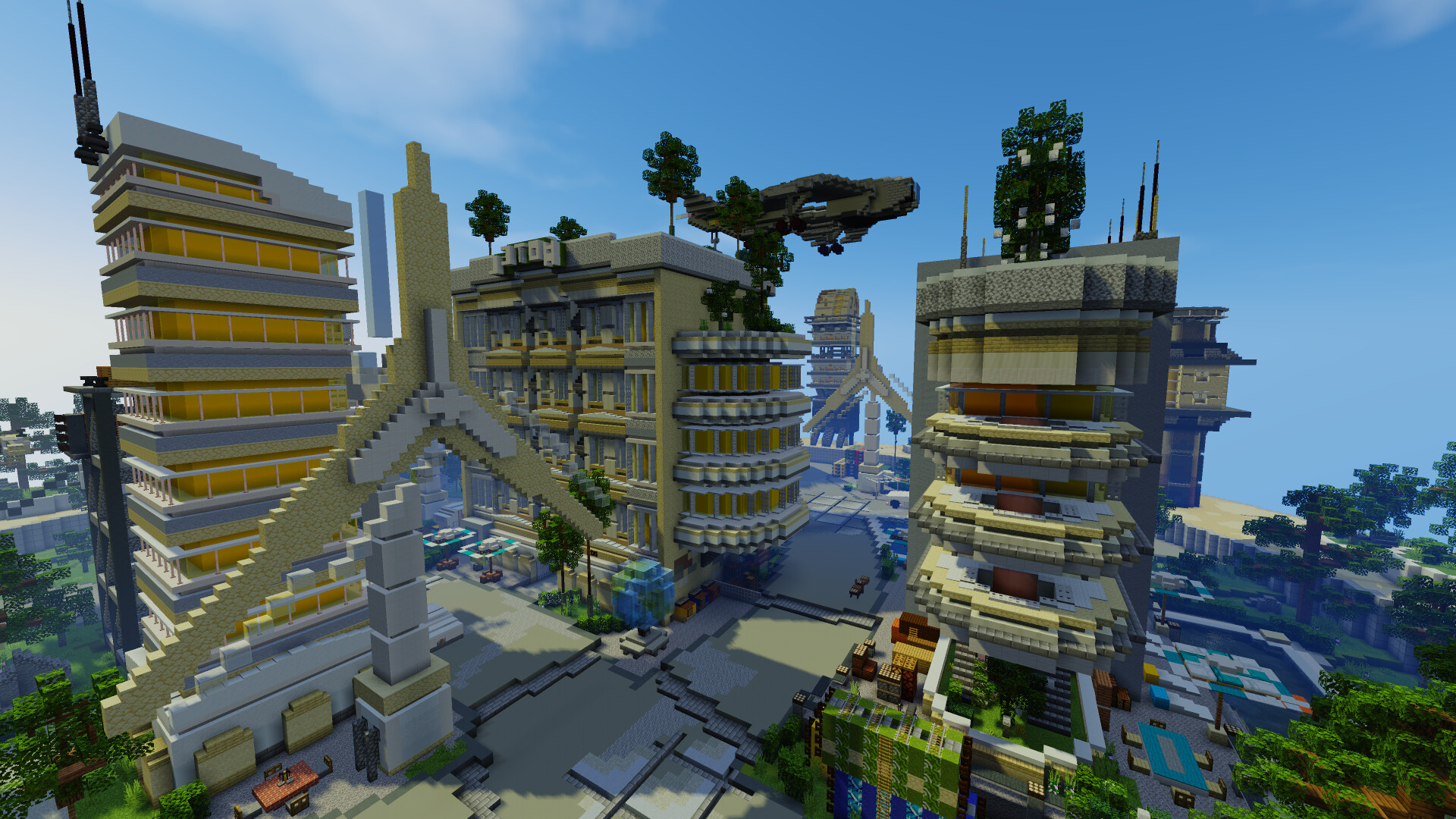 Modern City Warzone Minecraft Map
