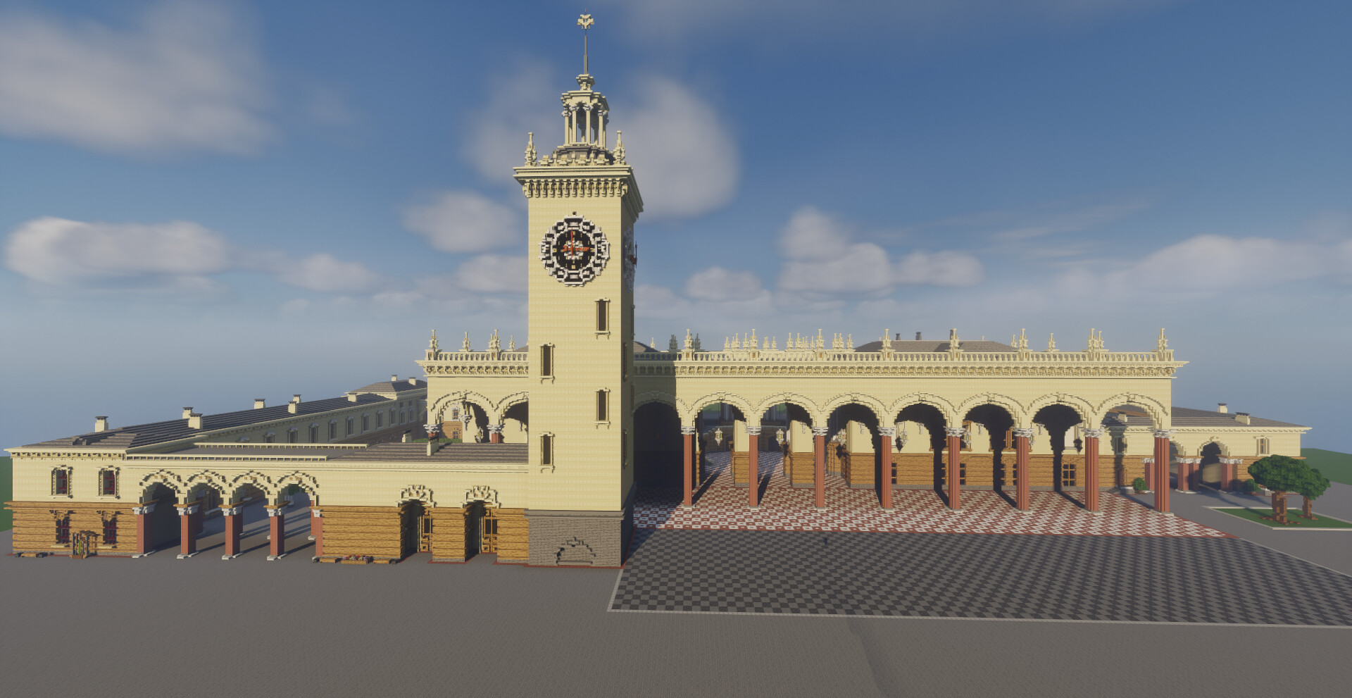 Sochi railway station. Minecraft Map
