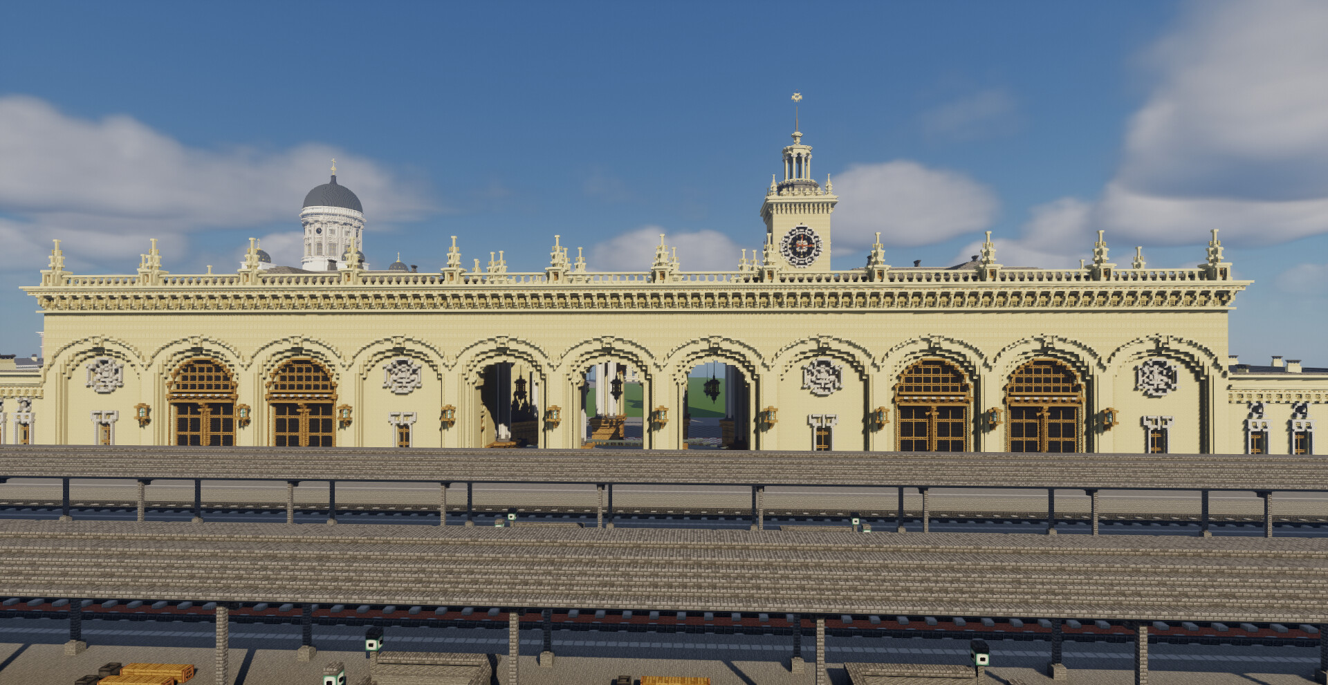 Sochi railway station. Minecraft Map