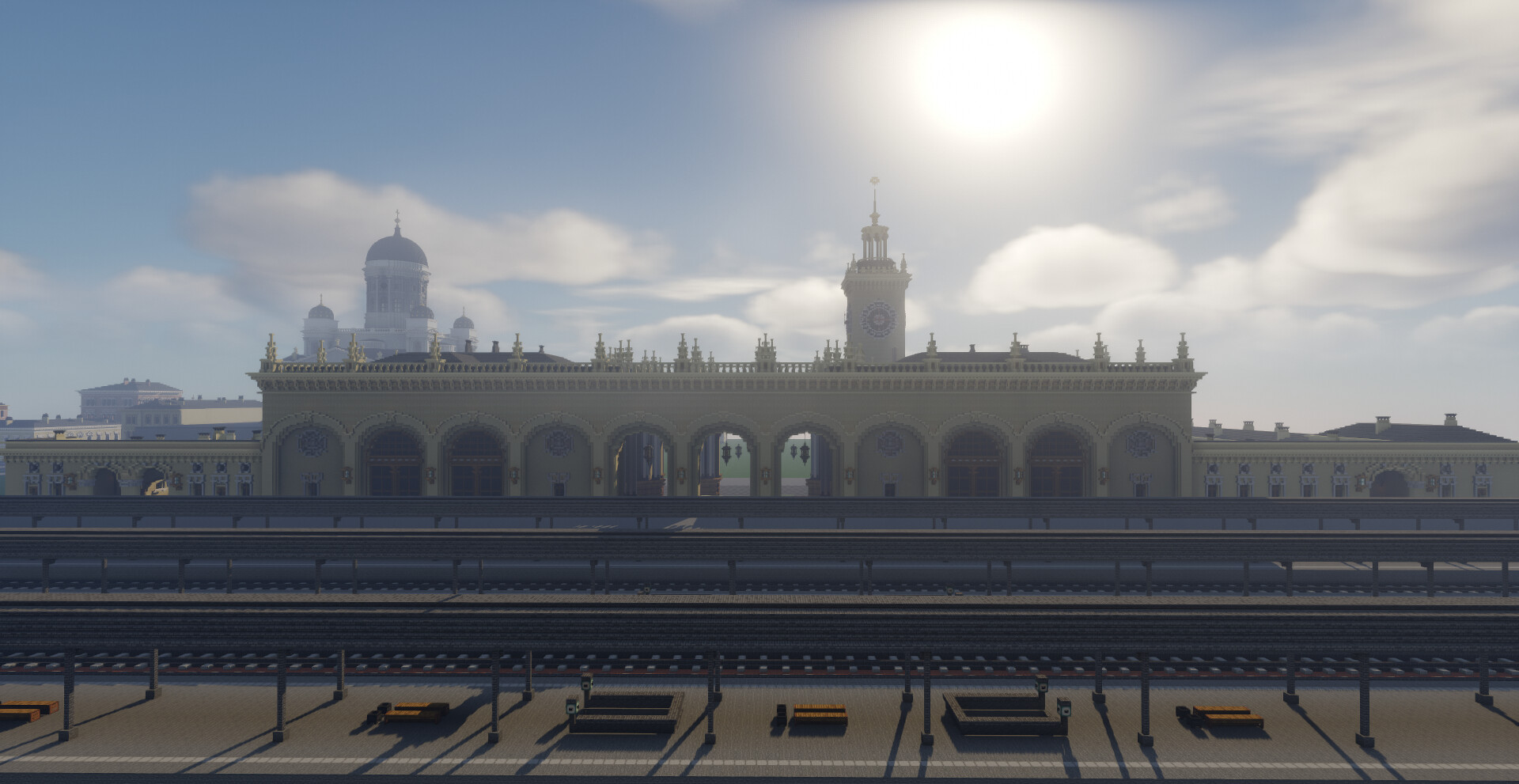 Sochi railway station. Minecraft Map