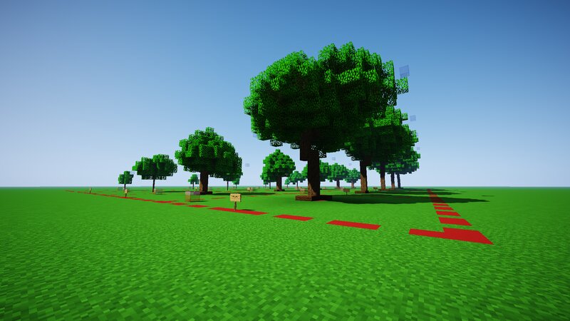 HomieTrain’s Custom Tree Pack Minecraft Map