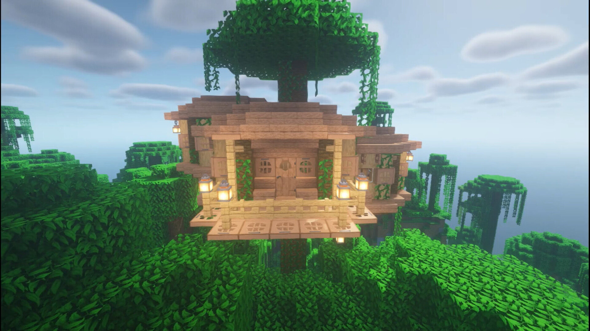 Tree House(For Java & Bedrock) Minecraft Map