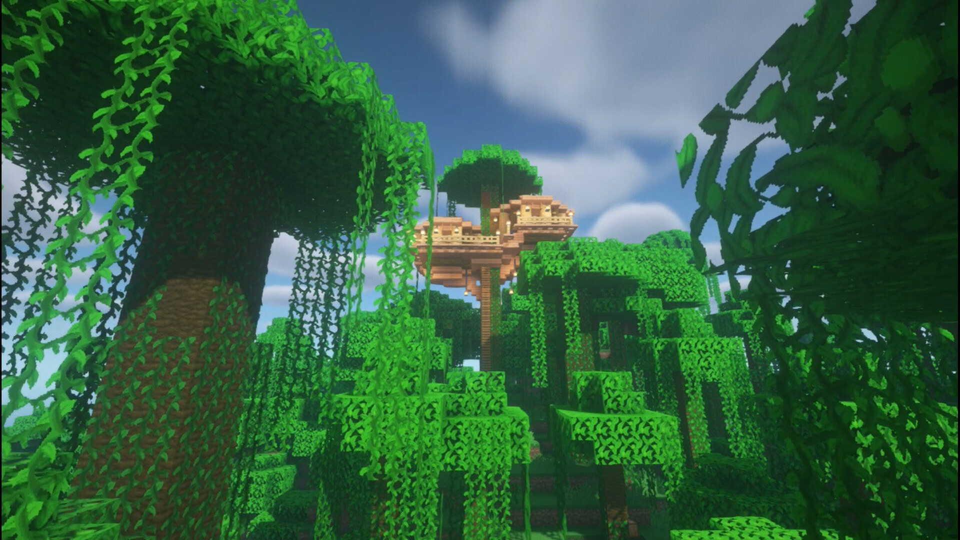 Tree House(For Java & Bedrock) Minecraft Map