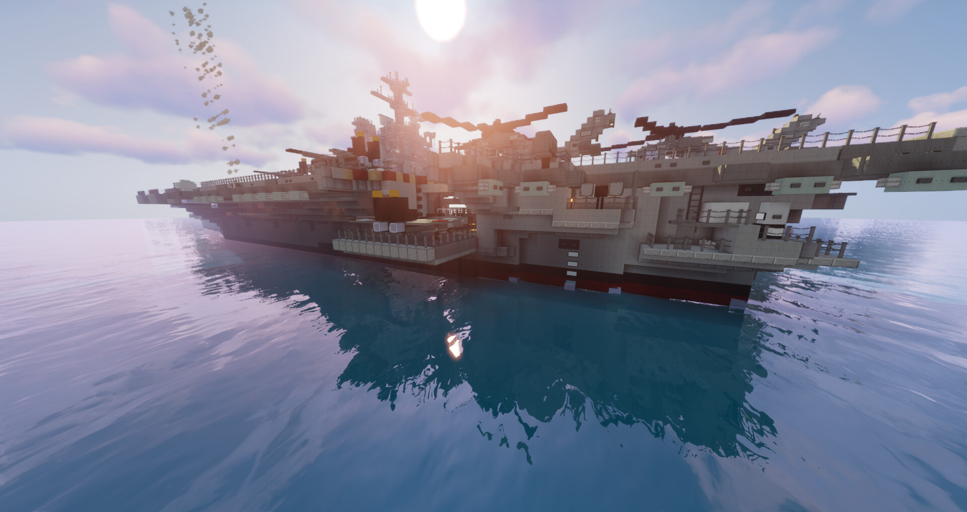 USS ENTERPRISE CVN-65 1/2 SCALE Minecraft Map