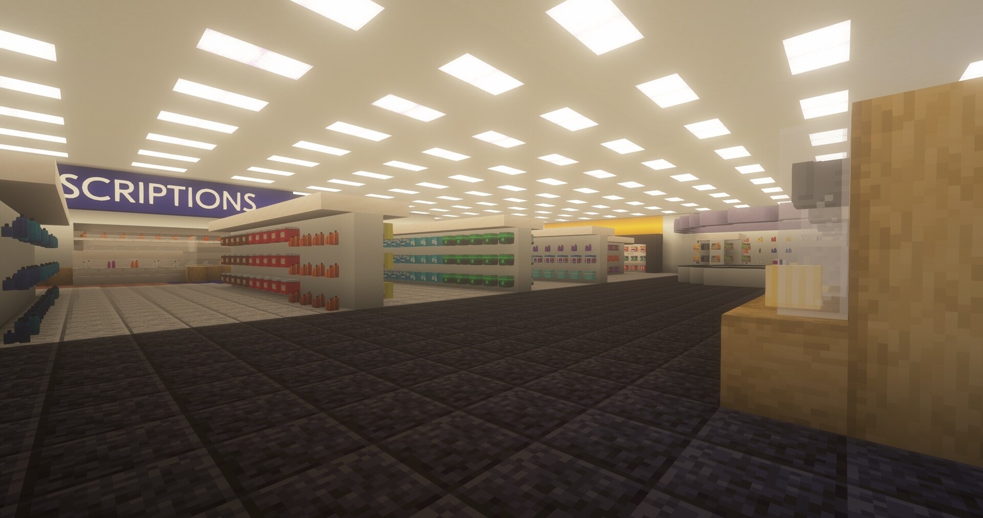 Realistic Shoppers Drug Mart (With Interior) Minecraft Map