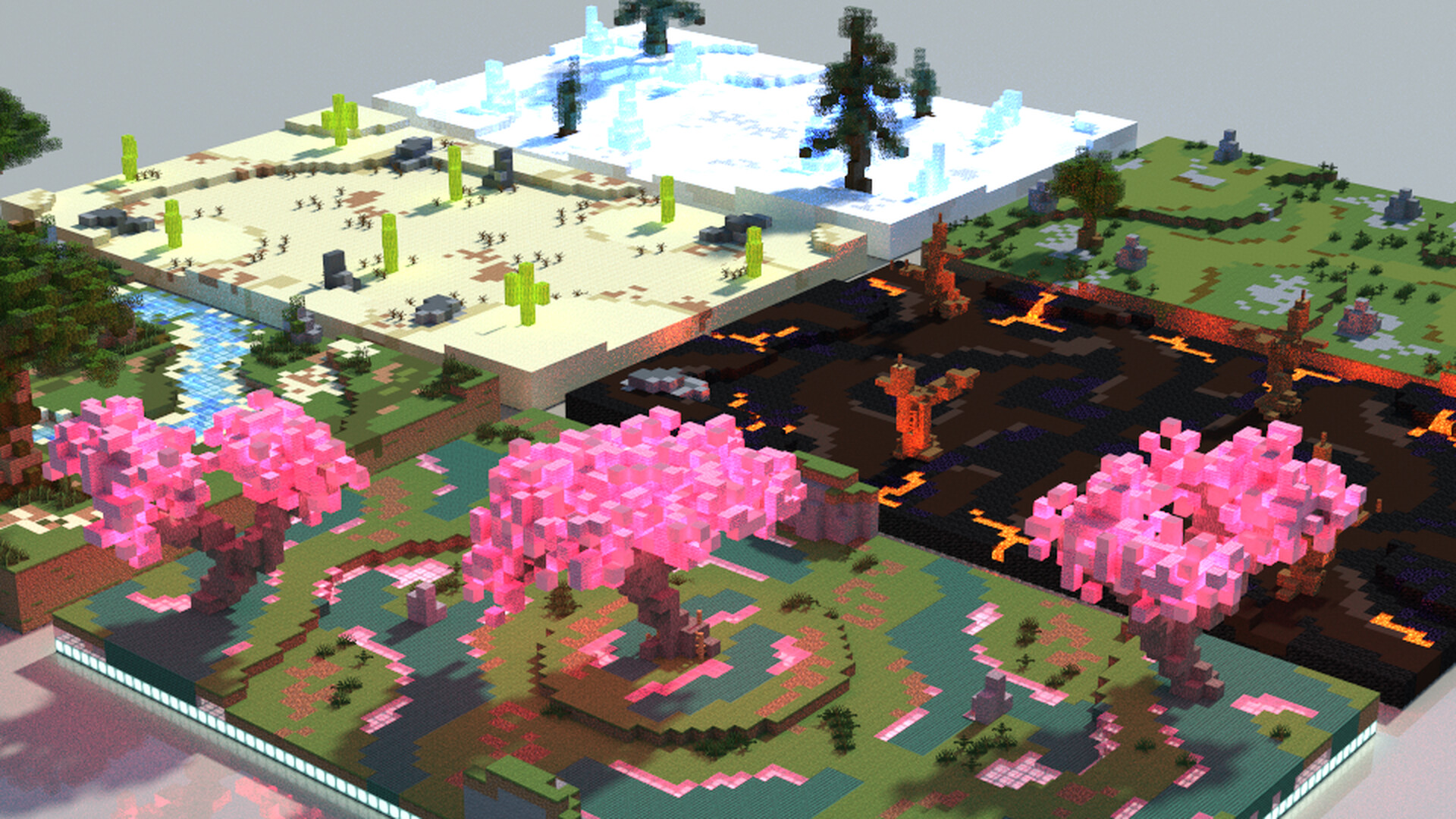 [PACK] 6 Practice Arenas 50 x 80. Minecraft Map