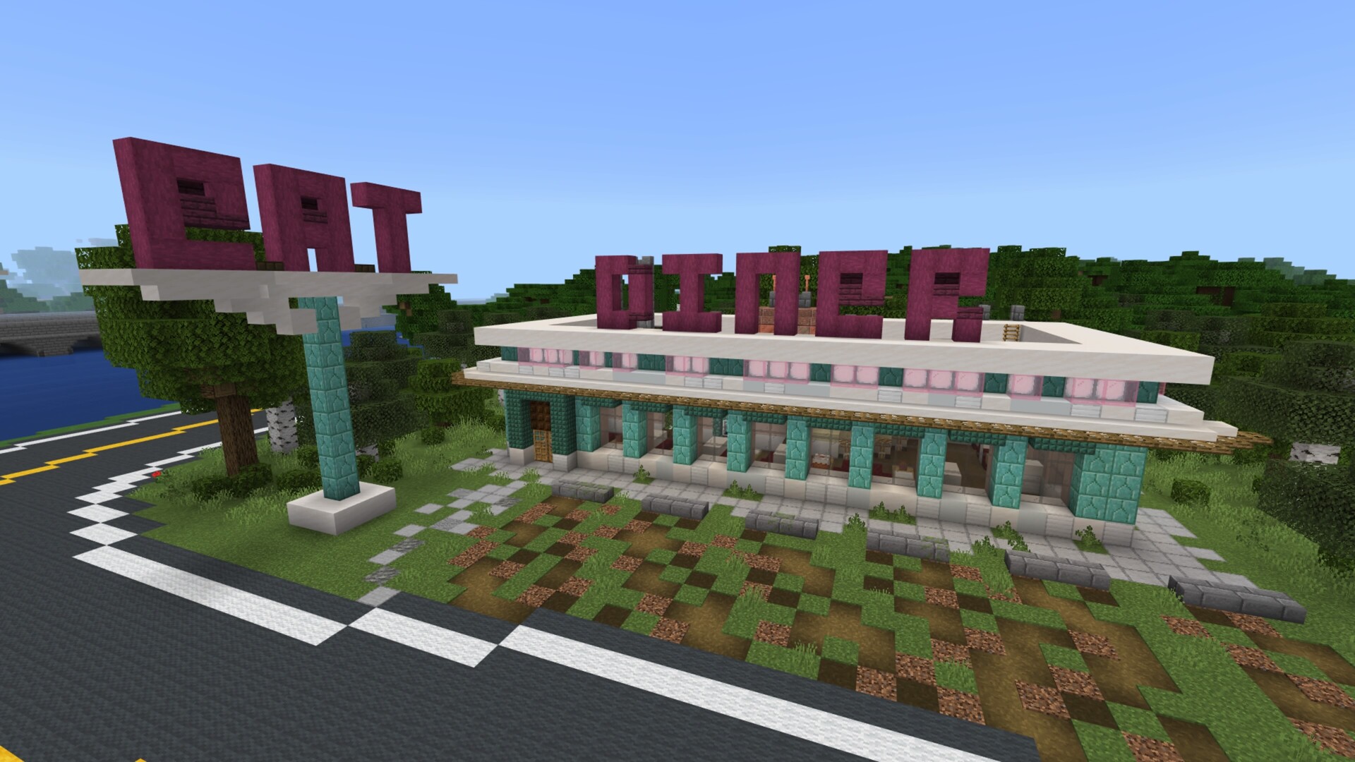 The Lonely Diner Minecraft Map