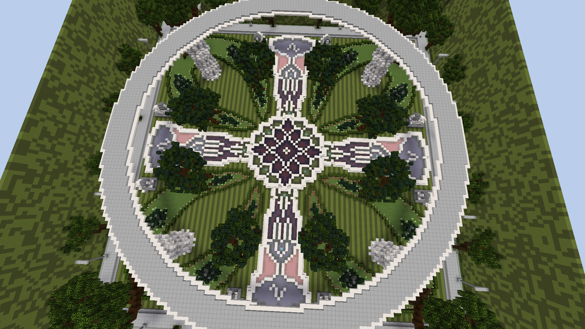 Free map Trees Spawn (With Schematic) Minecraft Map