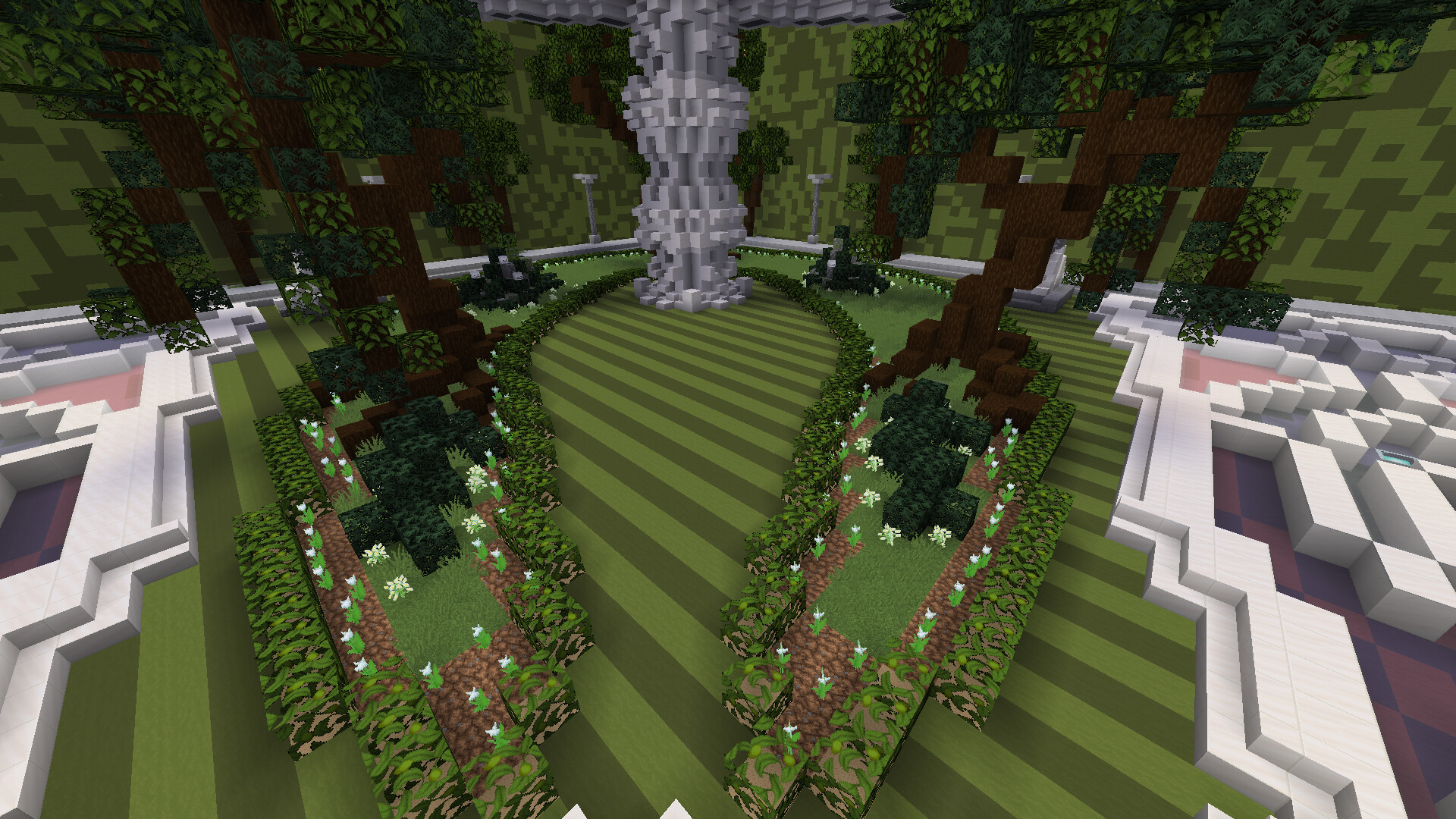Free map Trees Spawn (With Schematic) Minecraft Map