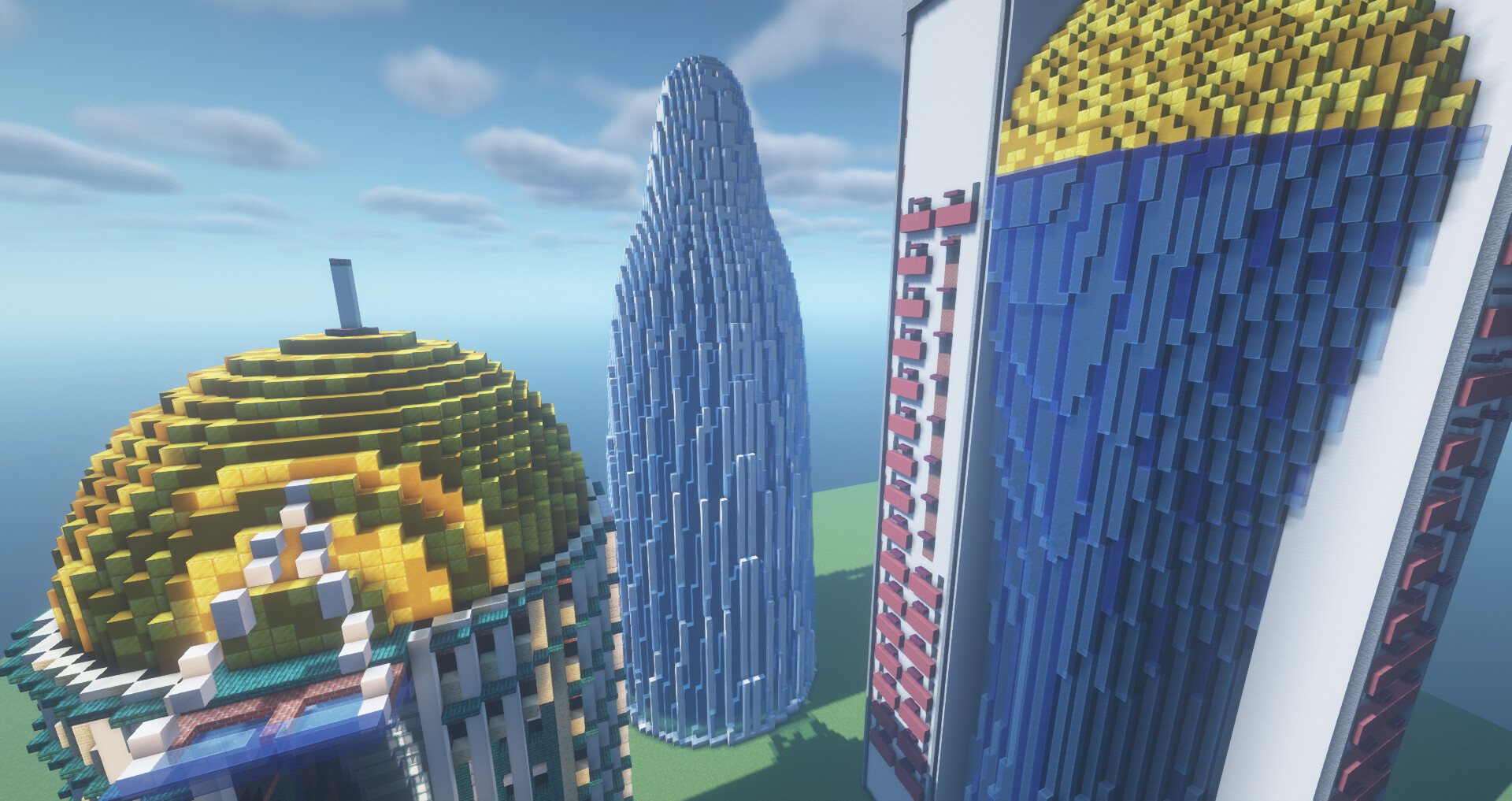 MODERN SKYSCRAPERS (Arceon Loft tool) Minecraft Map