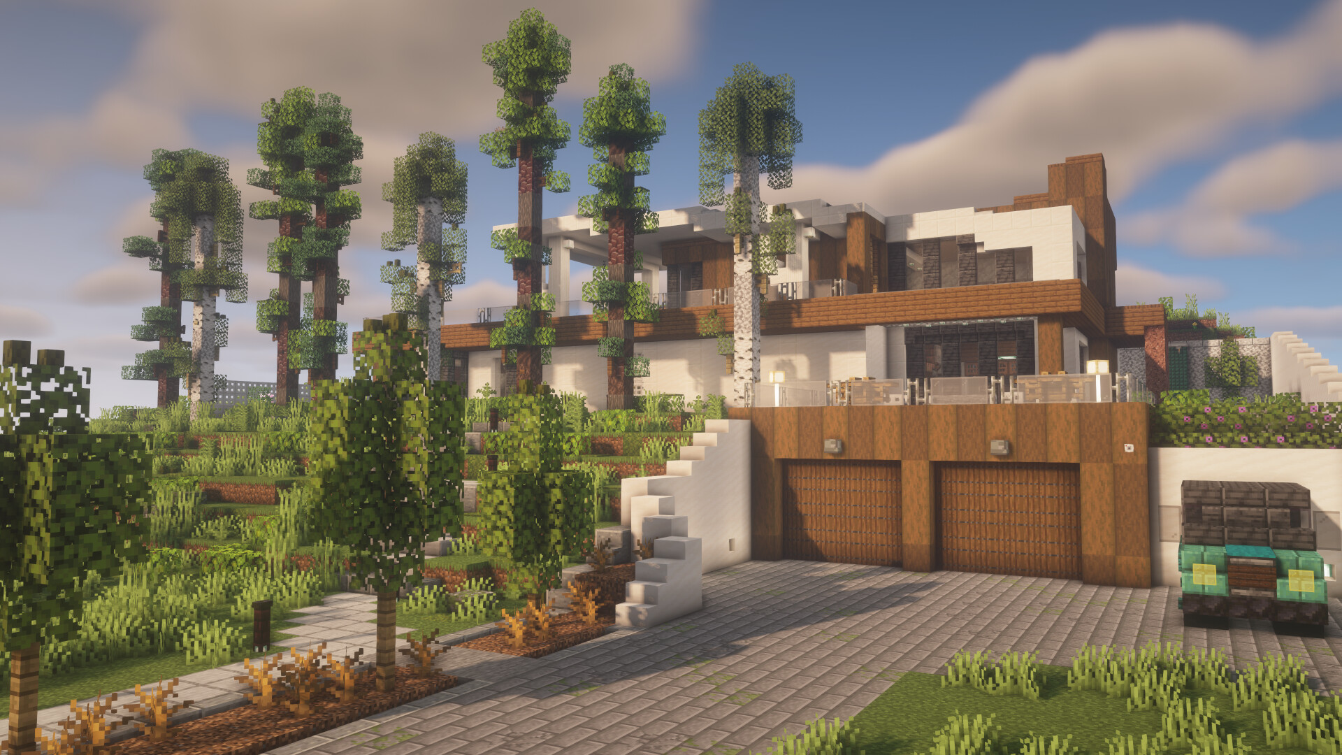 Big Modern House Minecraft Map