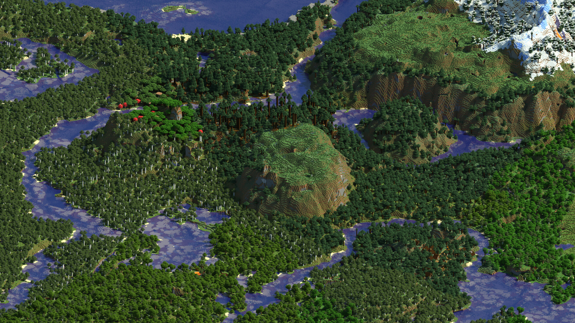 Massiv Multi Biome Spawn Continent - 1.19+ Seed Showcase (Java ...