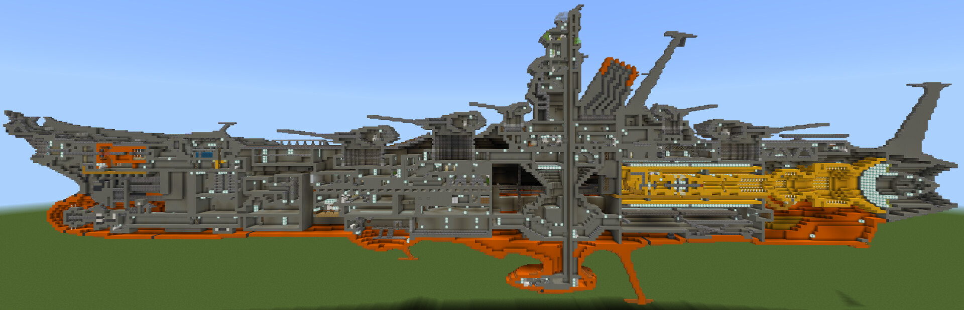 Space battleship Yamato 2199. BBY-01 ヤマト Minecraft Map