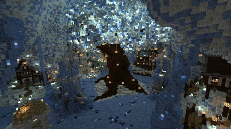 🧊SNOWY CAVE Minecraft Map