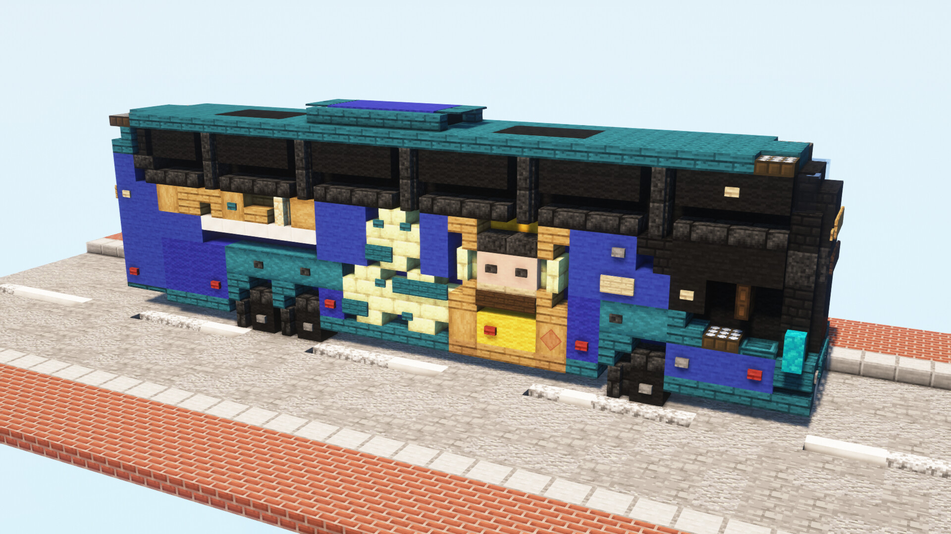 Megabus Volvo B11RT Plaxton Elite + Plaxton Interdeck Minecraft Map
