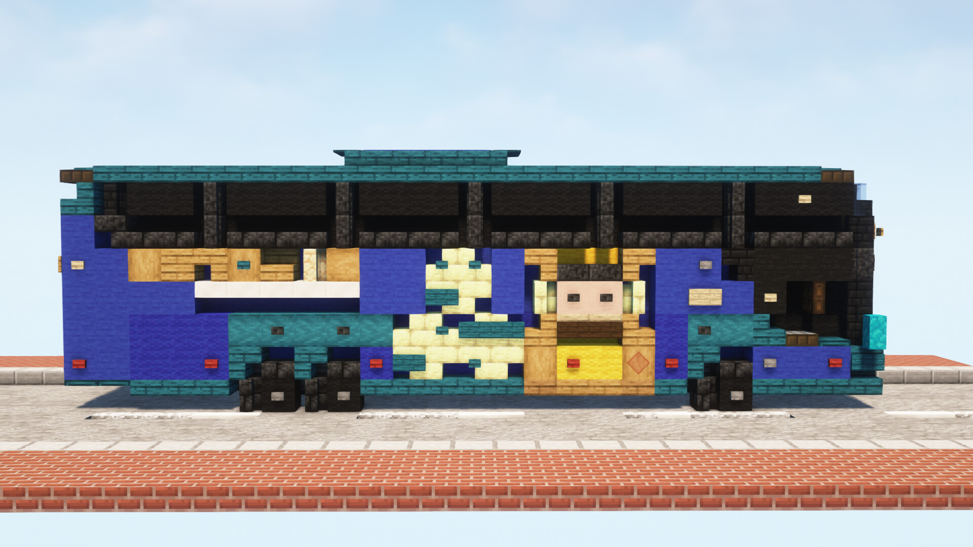 Megabus Volvo B11RT Plaxton Elite + Plaxton Interdeck Minecraft Map