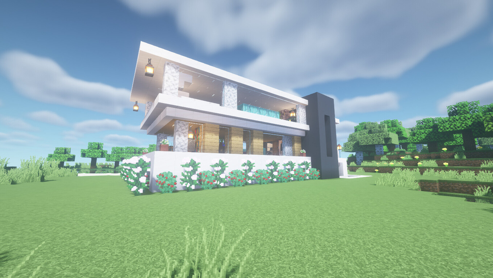 Modern House (Java & Bedrock) Minecraft Map