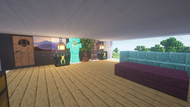 Modern House (Java & Bedrock) Minecraft Map